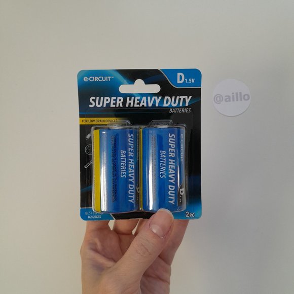 E-Circuit | Other | Ecircuit Super Heavy Duty D Batteries 2ct Pack ...